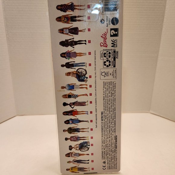 Barbie | Toys | Barbie Fashionista 35 Doll With Vitiligo Curly Hair ...